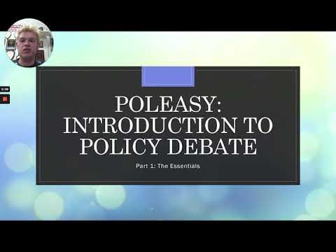 Intro to Policy Debate-Part 1: The Essentials - YouTube