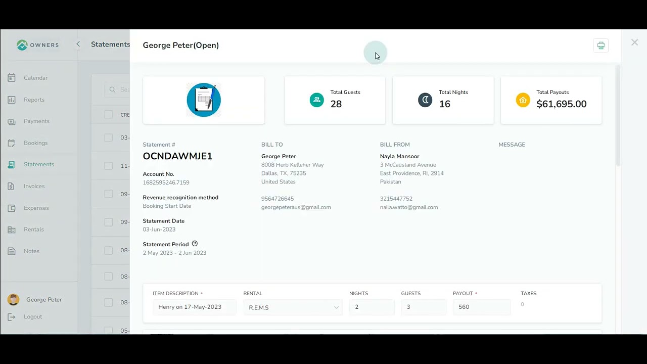 Owner Center- Owner Statements - YouTube