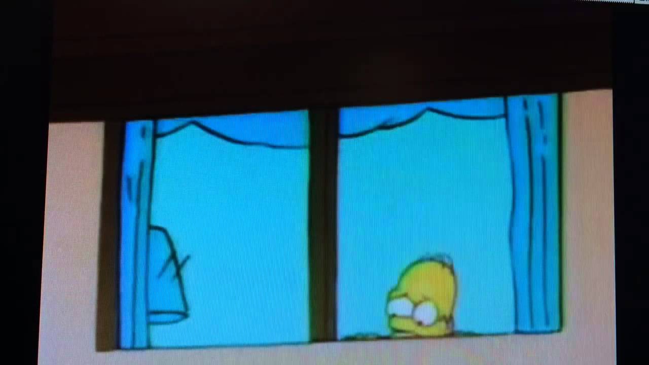 Homer rides Motorcycle - YouTube