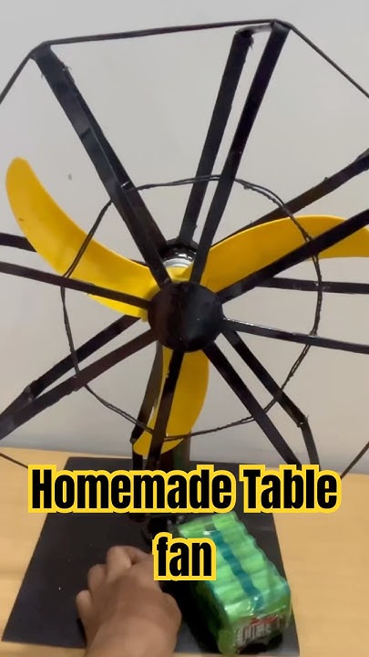 775 DC मोटर से बनाया टेबल फैन । How to make table fan using DC motor at home #diy #dcmotor # ...