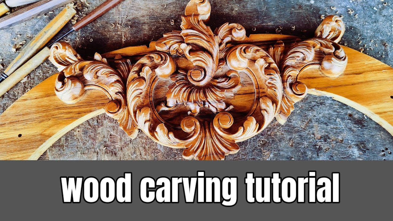 italian design wood carving timelapse. #woodcarving #carvingtutorial ...