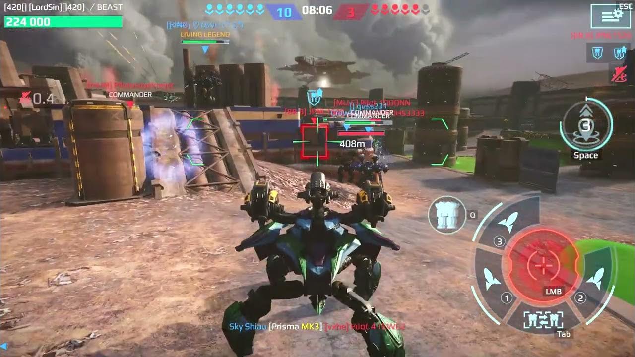 War Robots Showdown Mode Factory Deathmatch - YouTube