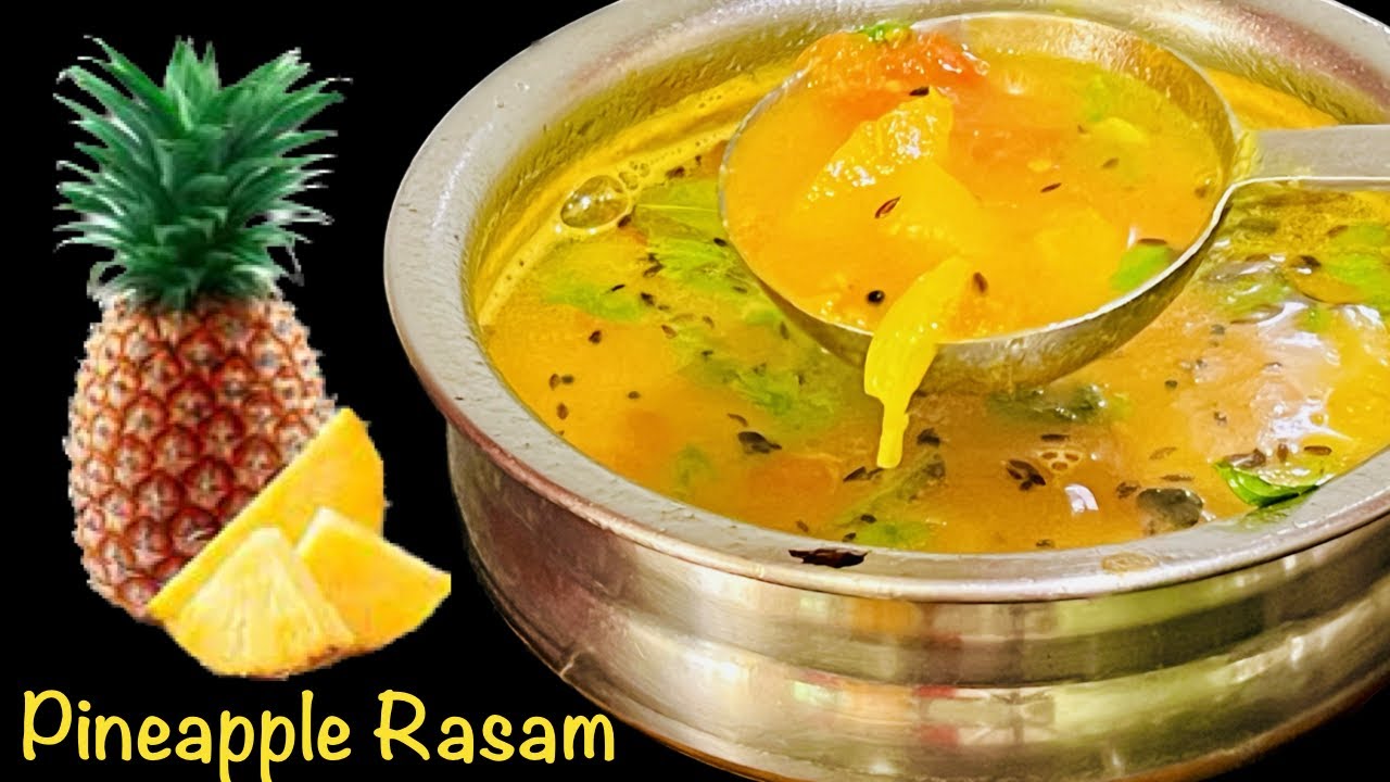 Best rasam Pineapple rasam| White rice with rasam | Cook with Jo - YouTube
