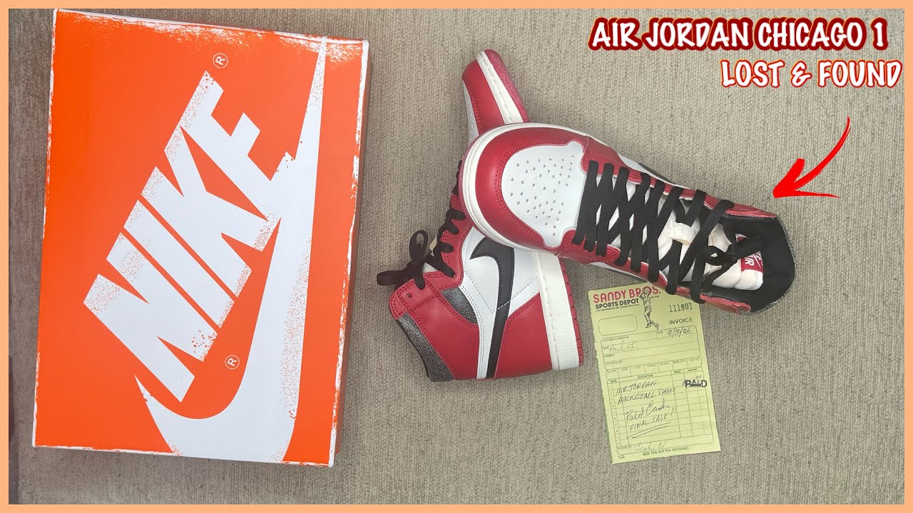 AIR JORDAN 1 CHICAGO LOST & FOUND UNBOXING | FIRST IMPRESSION - YouTube