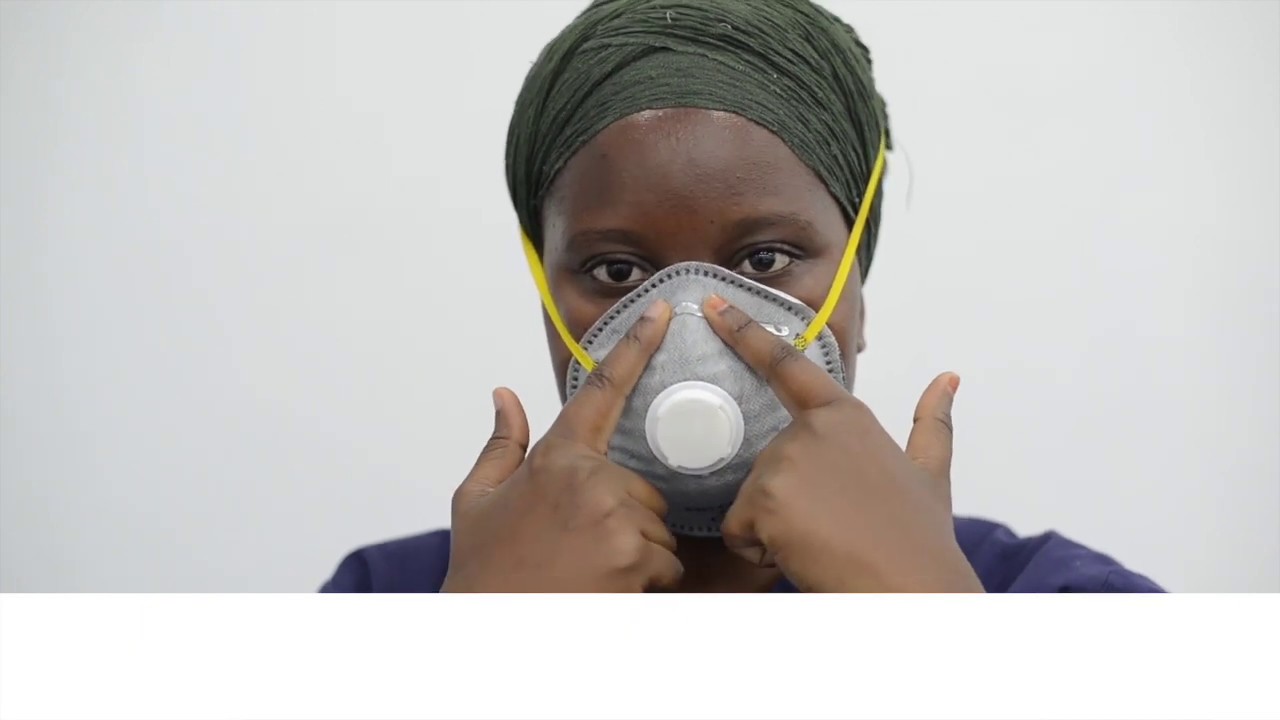 Donning a N95 Mask - YouTube