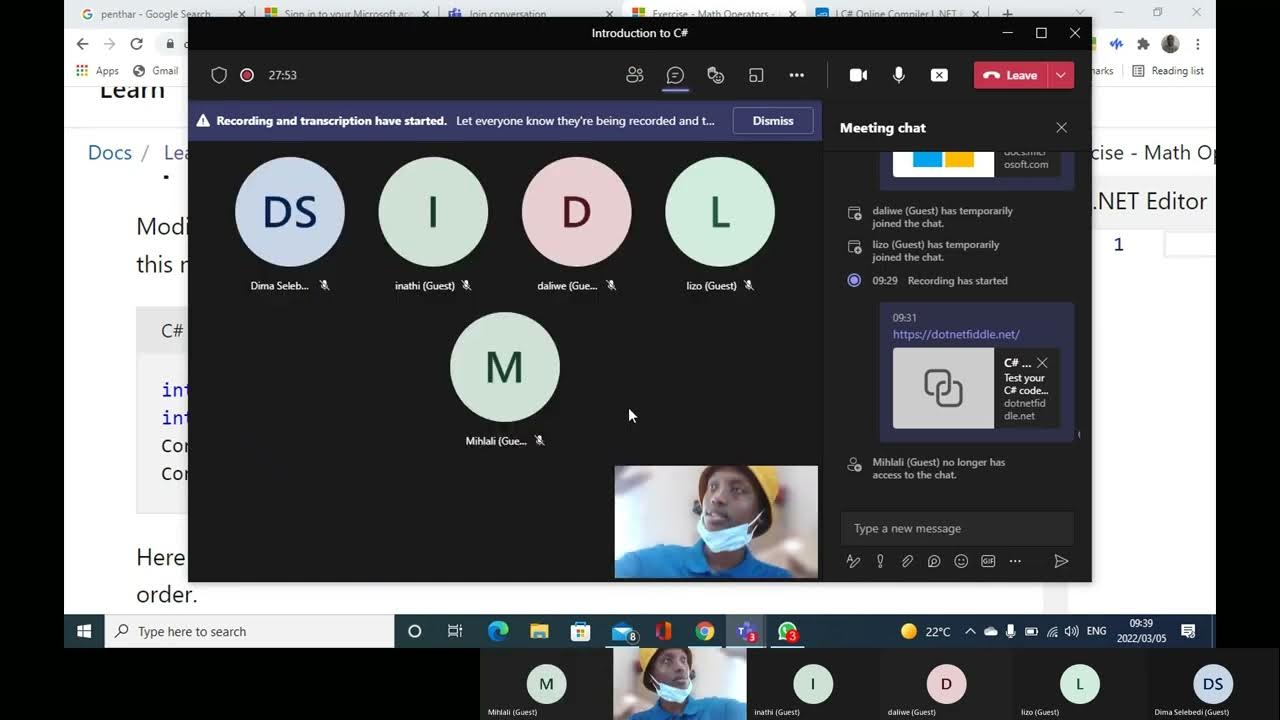 Microsoft Learn C# Part 2 - Perform basic operations on number in C# ...