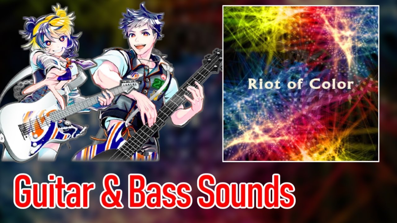 [ギタドラ] Riot of Color - Guitar & Bass Sounds - YouTube