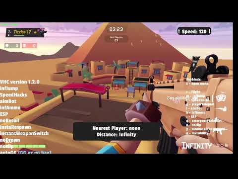 Venge.io hack testing and custom crosshair