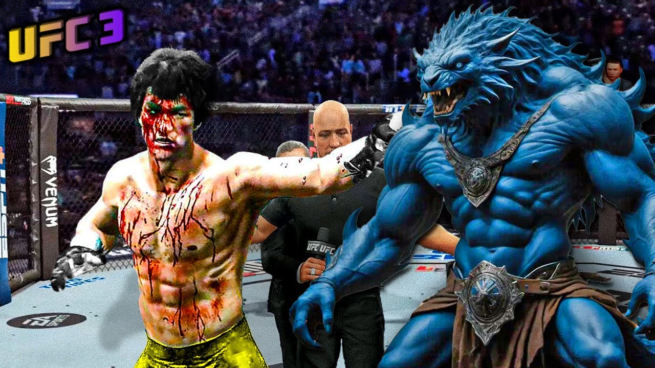 Blue Demon vs. Bruce Lee (EA sports UFC 3) - Rematch - YouTube
