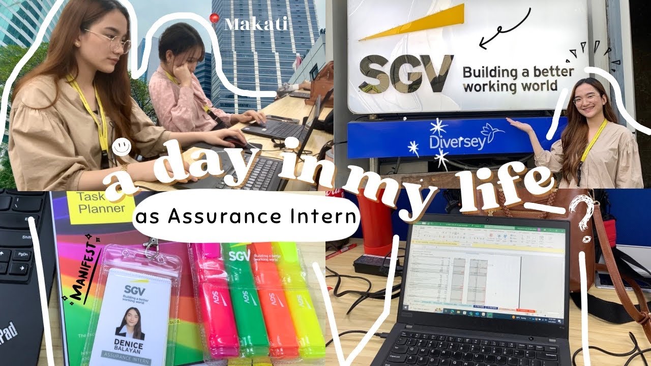 A Day in my Life as an Assurance Intern at SGV & Co.!! (College Vlog)👩 ...