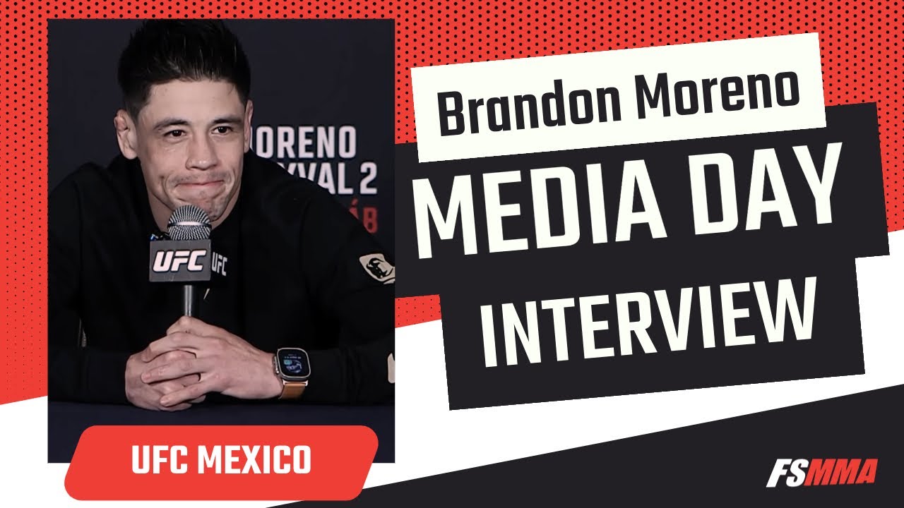Brandon Moreno full UFC Mexico pre-fight media day interview - YouTube