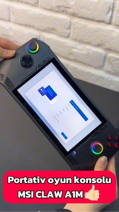 MSI CLAW A1M - İlk Intel prosessorlu portativ oyun konsolu😍 - YouTube