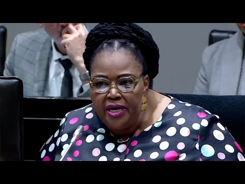 Minister Pemmy Majodina Asks Not To Be Grilled As It Is Her Maiden Appearance
