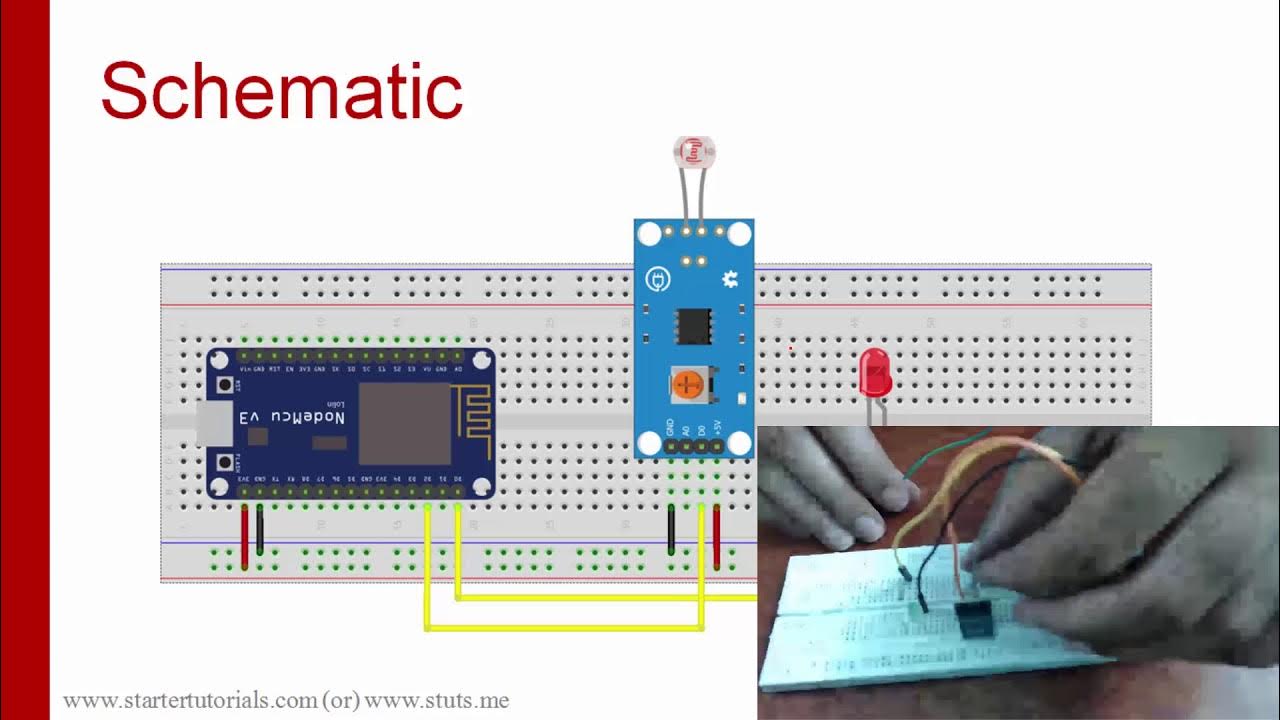 Iot Lab 04 - Implement Ldr Sensor Using Nodemcu - Youtube