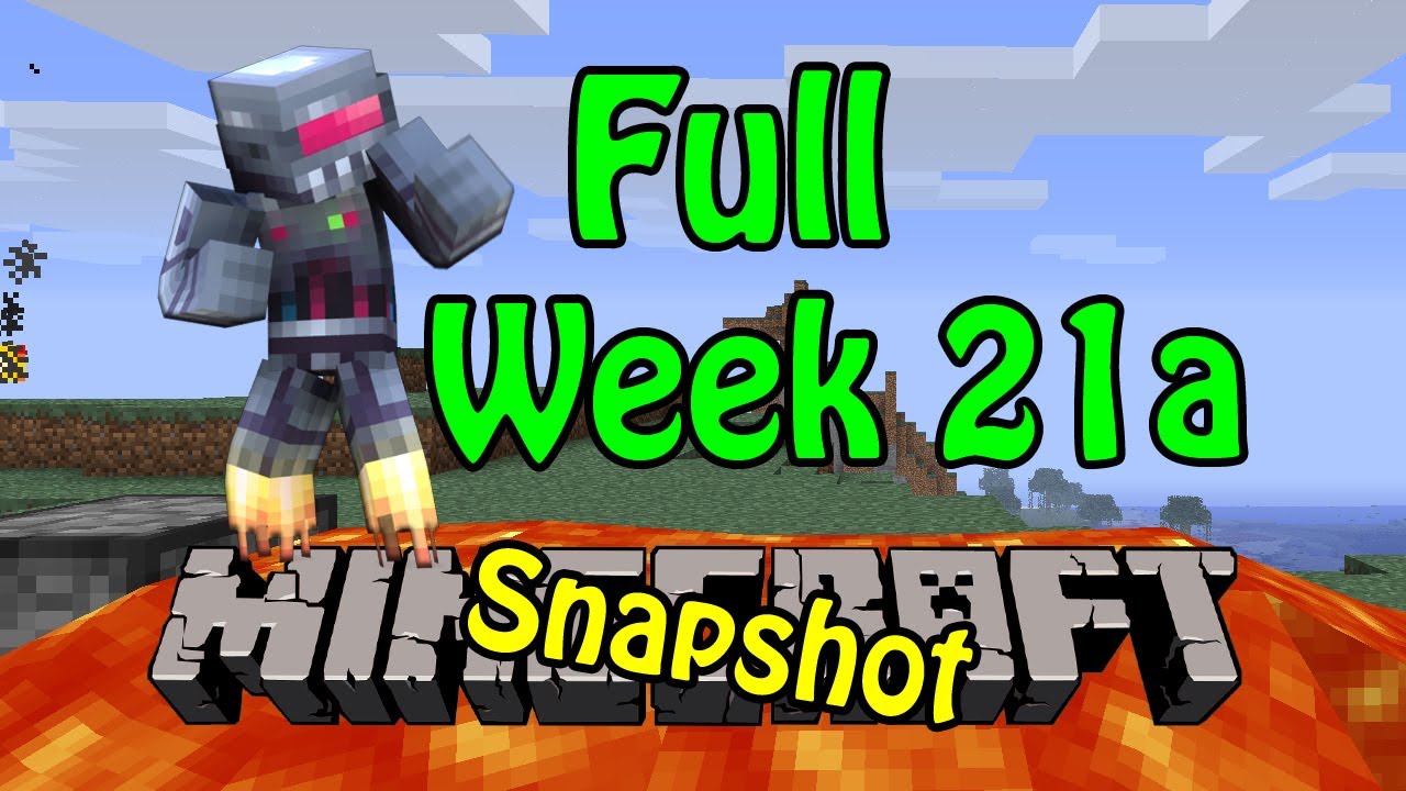 Minecraft Monday Show - Full 12w21a Snapshot Update - YouTube