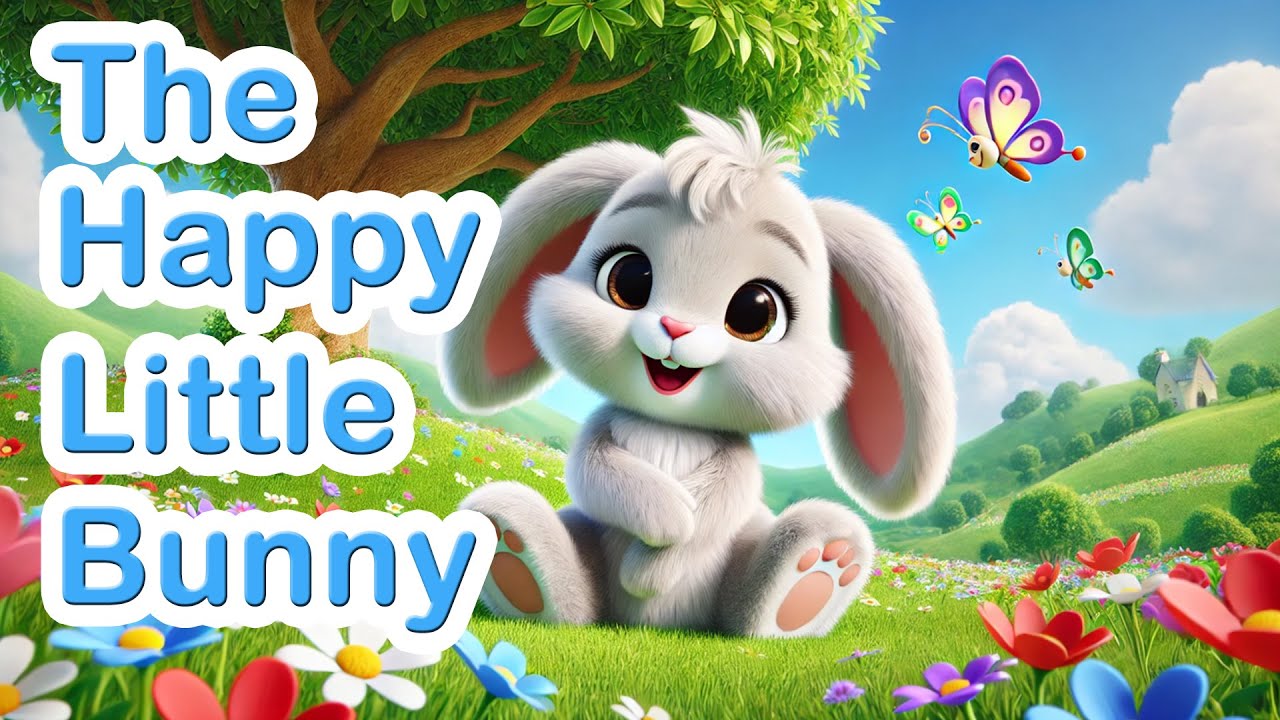 The Happy Little Bunny | Fun Animal Rhymes for Kids | @MYMYTv_08 ...