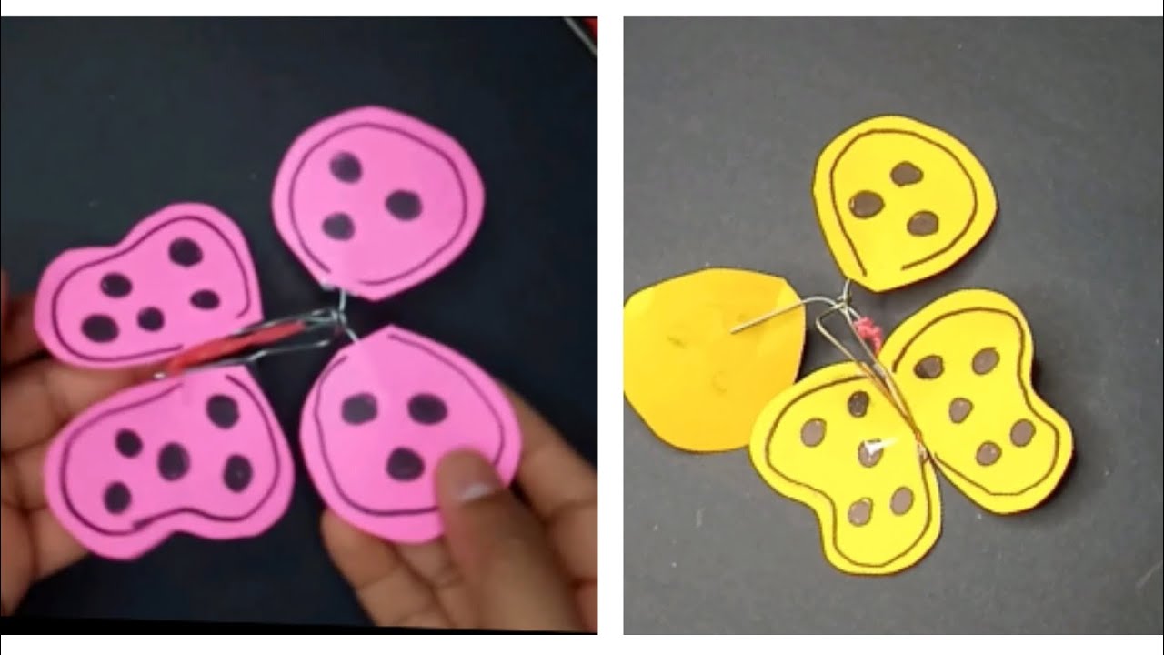 Flying butterfly 🦋#papercraft #surprisegift - YouTube