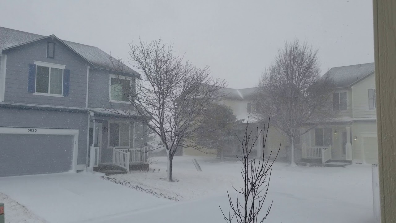 March 13th, 2019. Colorado Springs Blizzard. - YouTube