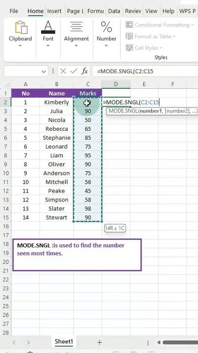 Excel Mode SNGL Function: Secrets Revealed - YouTube
