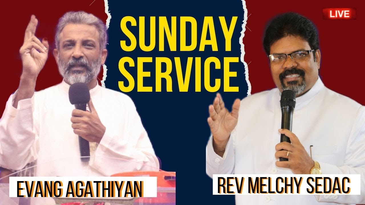 🔴 LIVE Sunday Service | 16 July 2023 | Evang Agathiyan | Rev ...