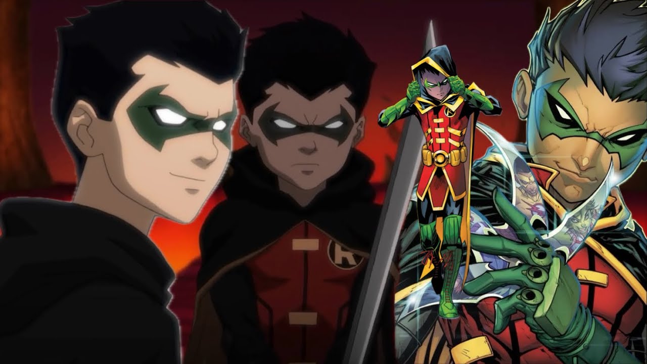 Robin [Damian Wayne] - All Scenes P2 (Justice League vs the Teen Titans ...