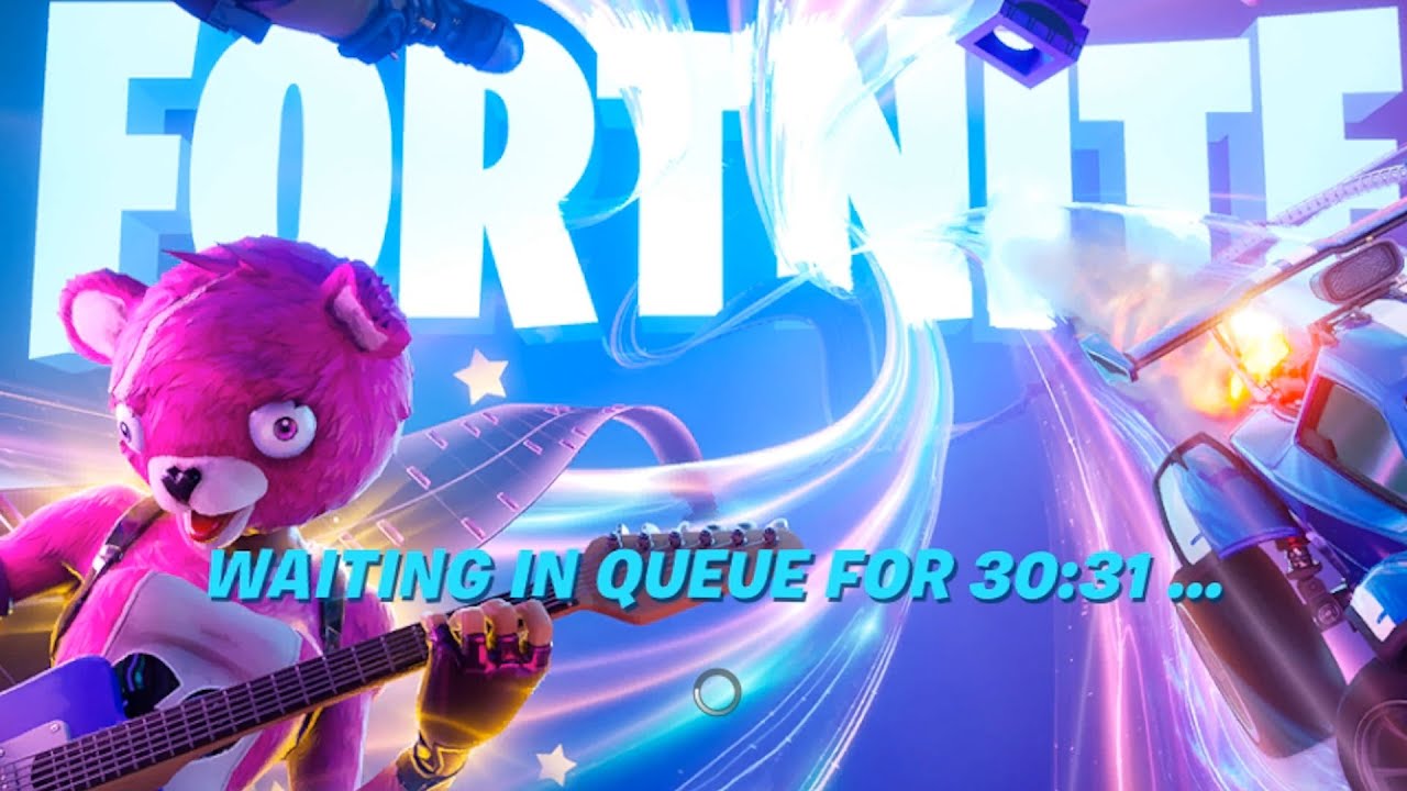 Fortnite Waiting QUEUE 30 MINUTES and more - YouTube