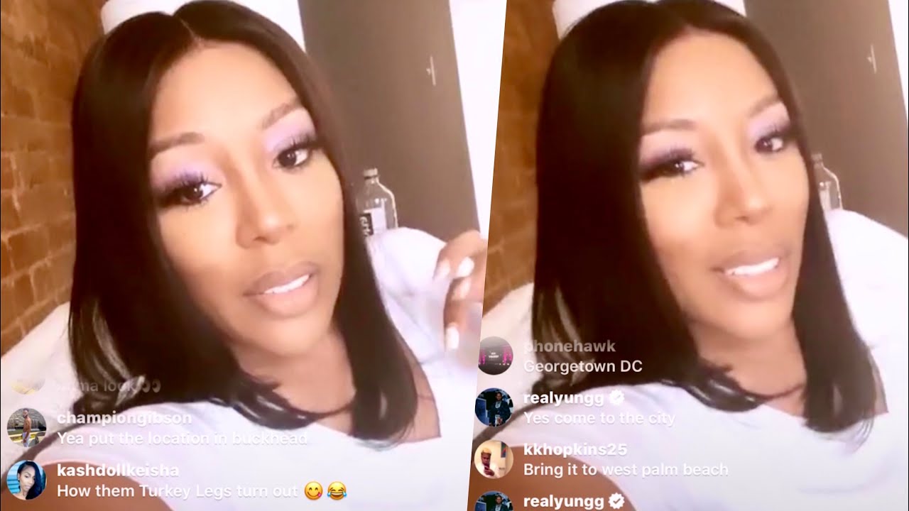 K.Michelle LIFE UPDATES ON INSTAGRAM LIVE 2020 - YouTube