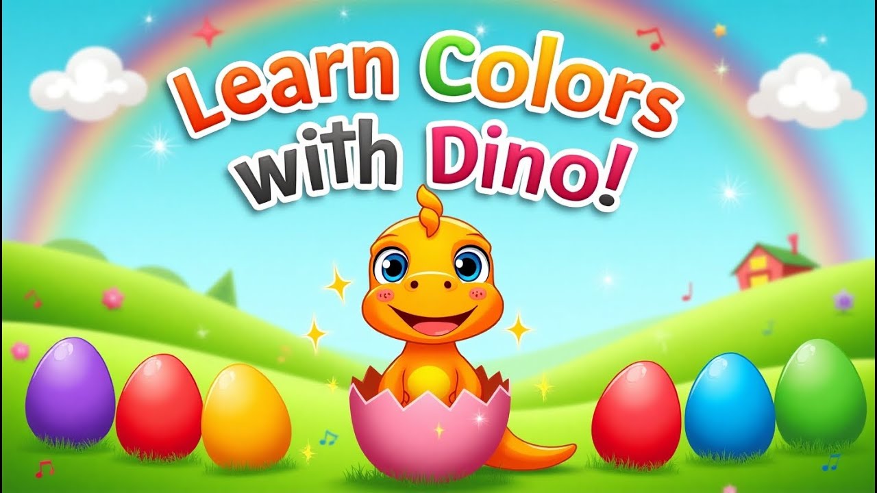 🎨 Learn Colors with Dinosaurs | Little Dino Color Song for Kids | Fun ...