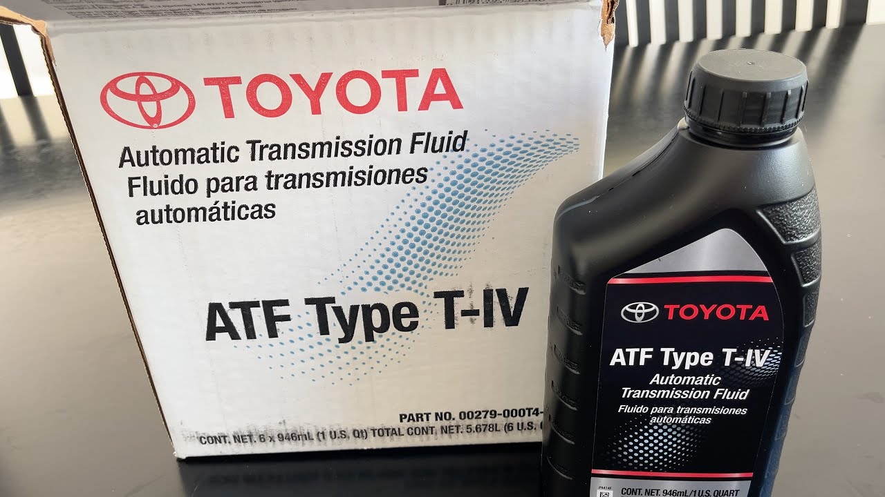 Aceite Toyota Original ATF Type T-IV Fluido de Transmisión - YouTube