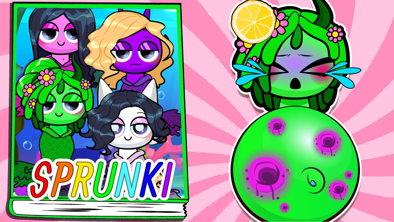 [Paper DIY] Rescue Mermaid Sprunki Pregnant With Many Children 📚 Making ...