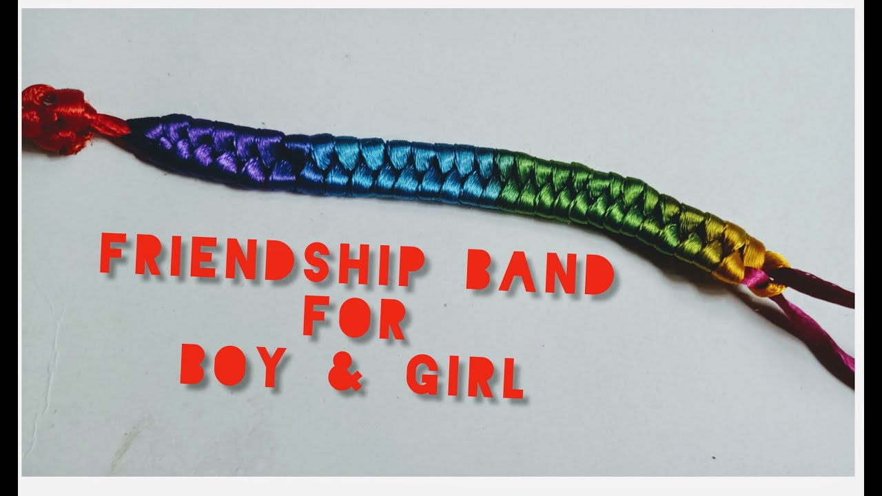 How to make friendship band || silk thread bracelet || tei & dye ...