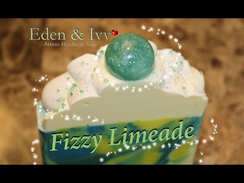 Fizzy Limeade | Eden & Ivy Artisan Handmade Soap - YouTube