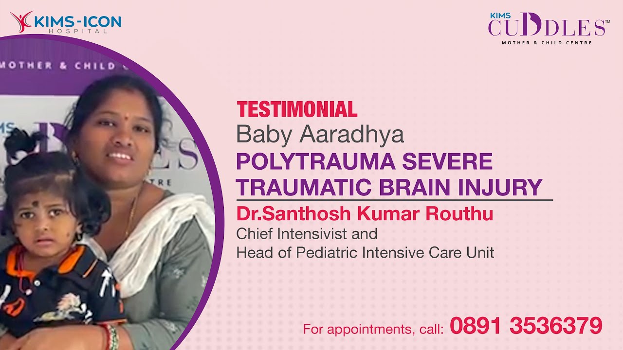 2yrs old Baby with Polytrauma Severe Traumatic Brain Injury | Dr ...