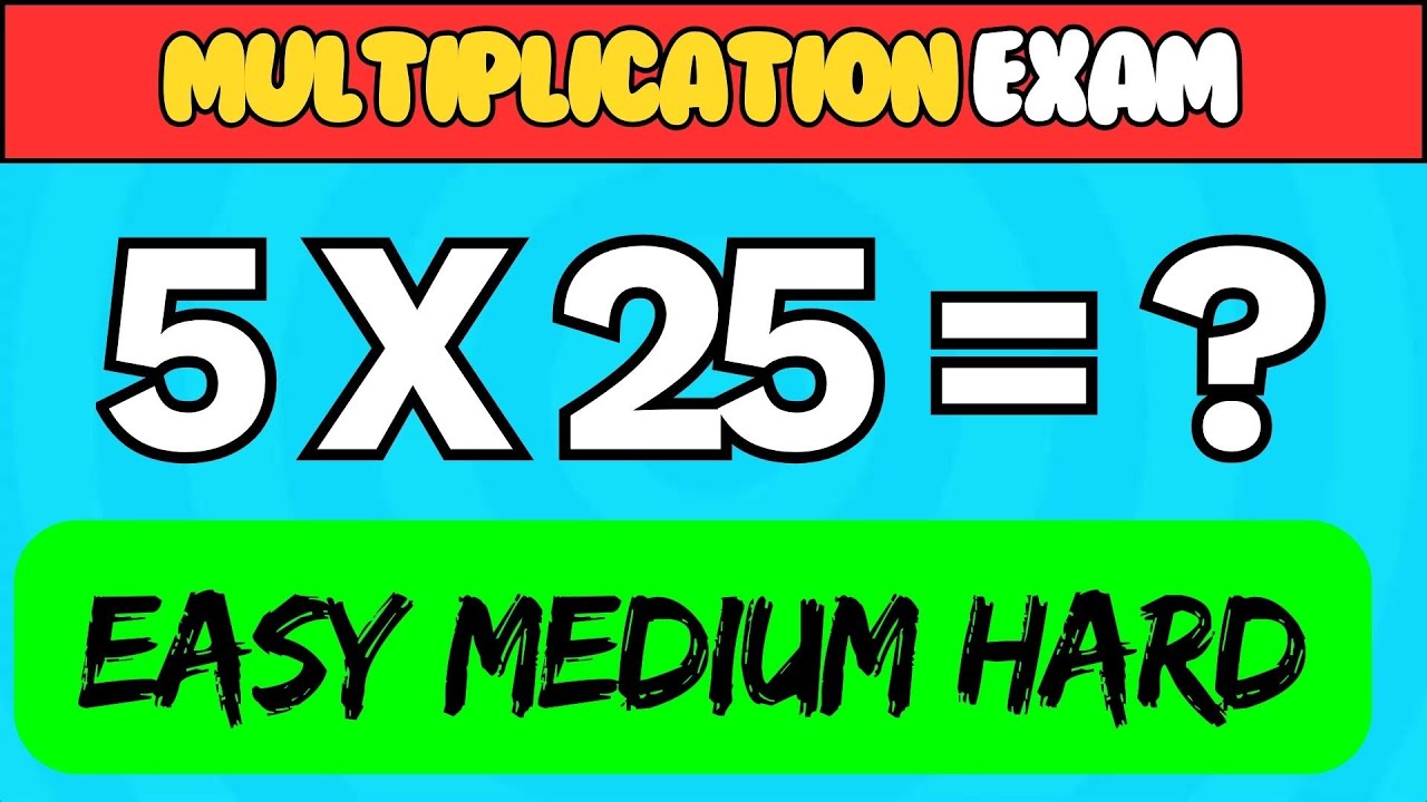 Ultimate Math Challenge | Multiplication Quiz for Kids & Adults - YouTube
