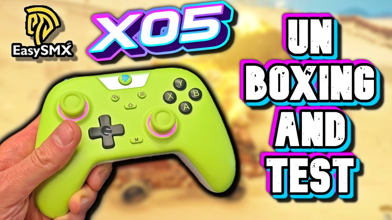 X05 Gaming Controller by EasySMX - Unboxing and Test - YouTube