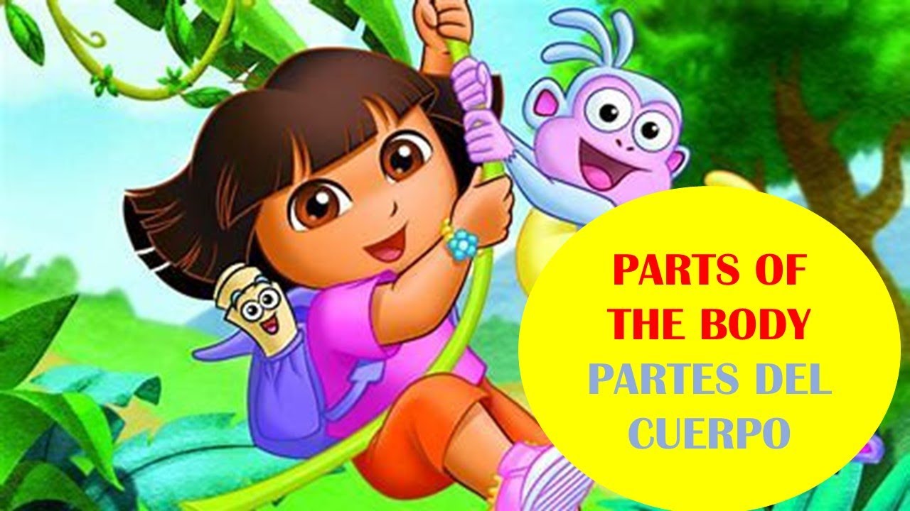 Dora-Parts of the body-Partes del cuerpo - YouTube