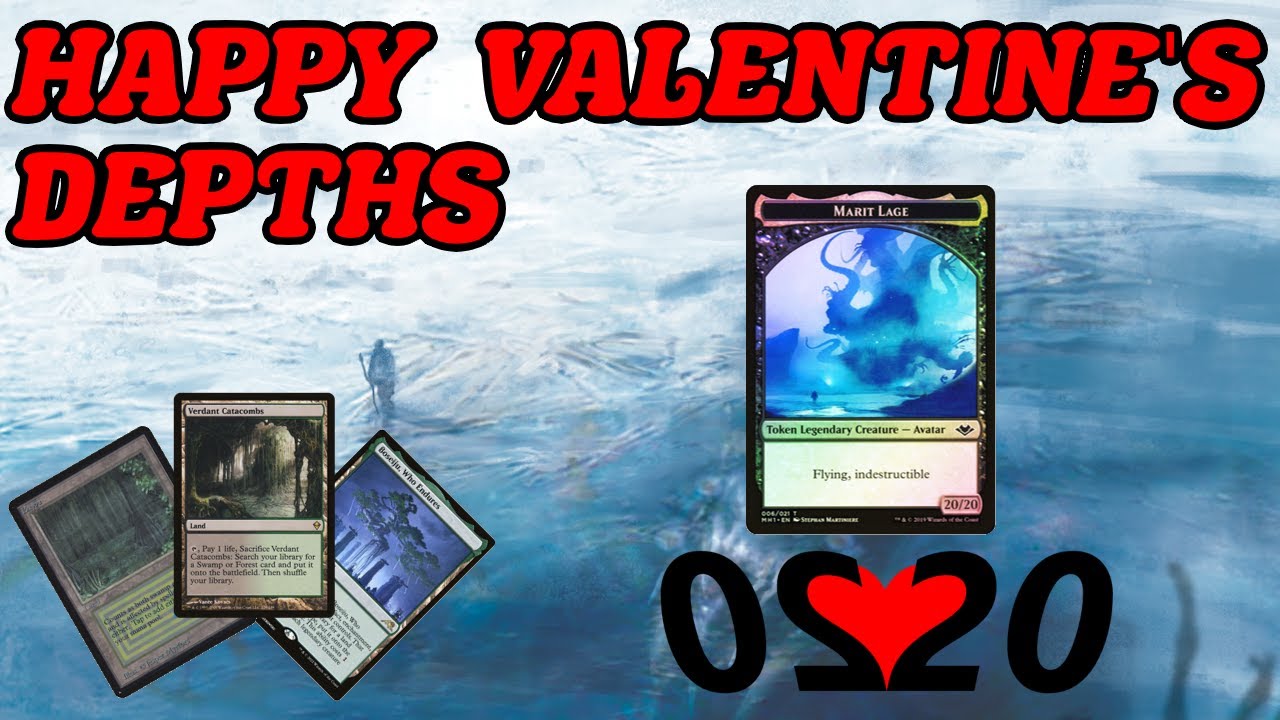 HAPPY VALNTINE'S DEPTHS! Legacy Black-Green Turbo Dark Depths combo MTG ...