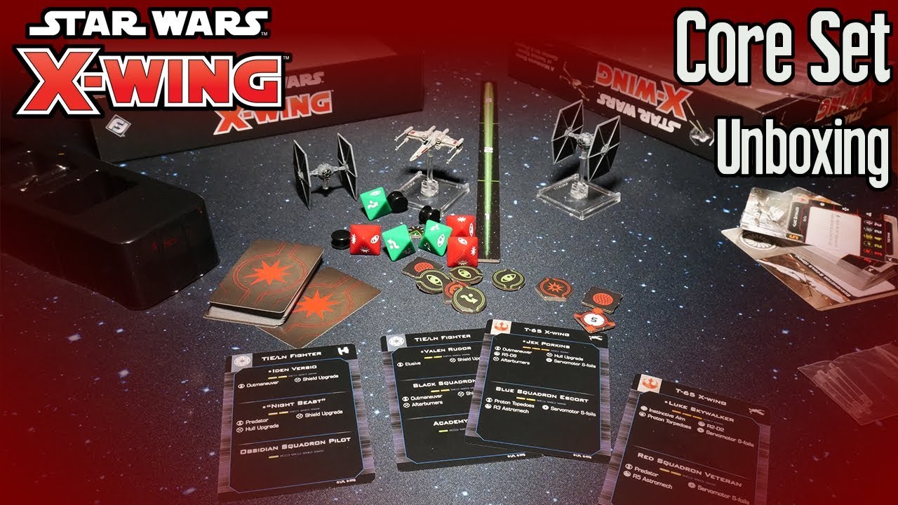 CORE SET UNBOXING AND DISCUSSION - X-wing Second Edition - YouTube