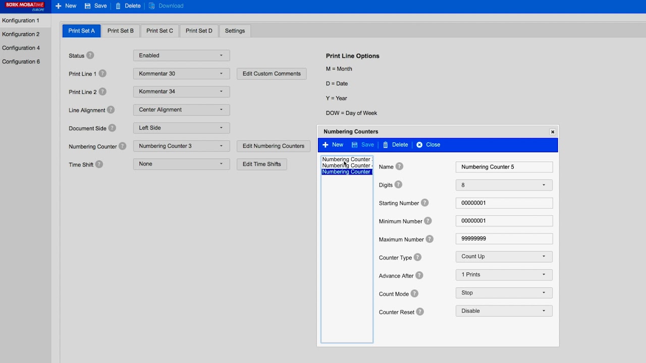 SEIKO TP-50 Time Date Stamp setting using www.setupmytp50.com - YouTube