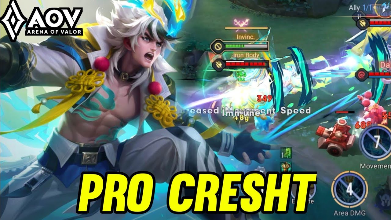 Pro Cresht Gameplay | Arena of valor LiênQuânMobile Rov - YouTube