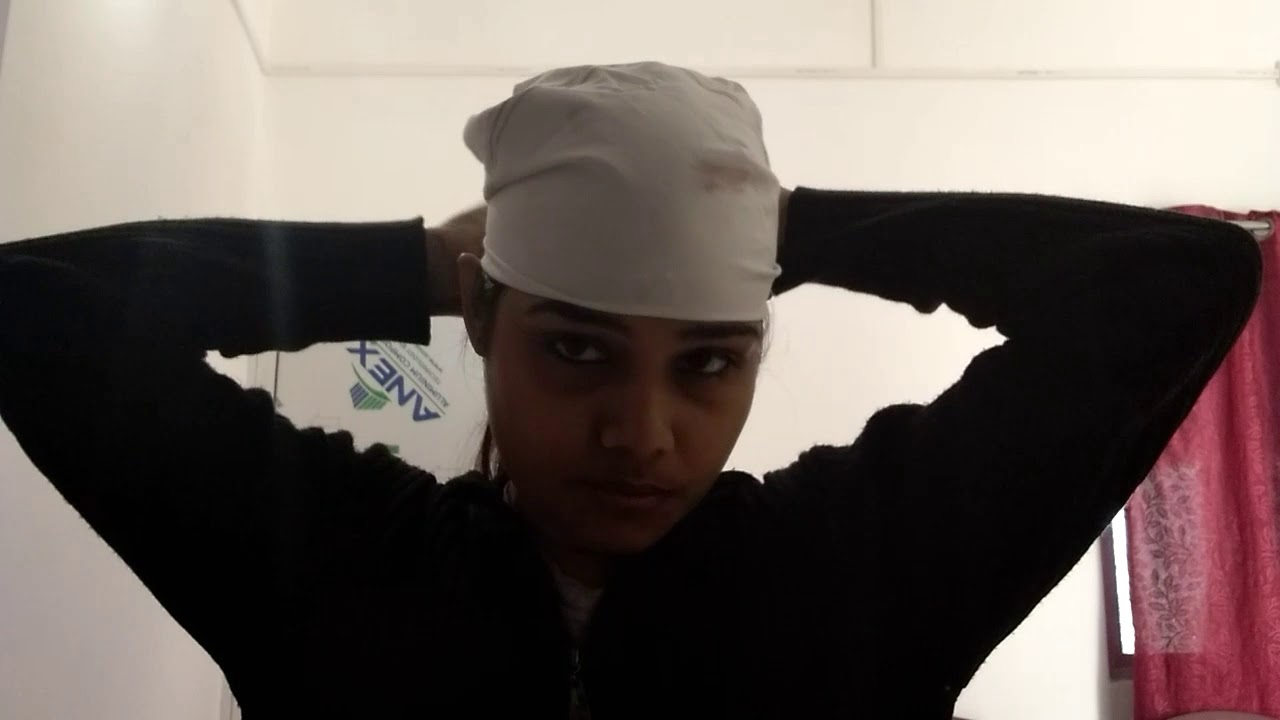 How to cover your face by handkerchief/how to wrap ur face by hanky ...