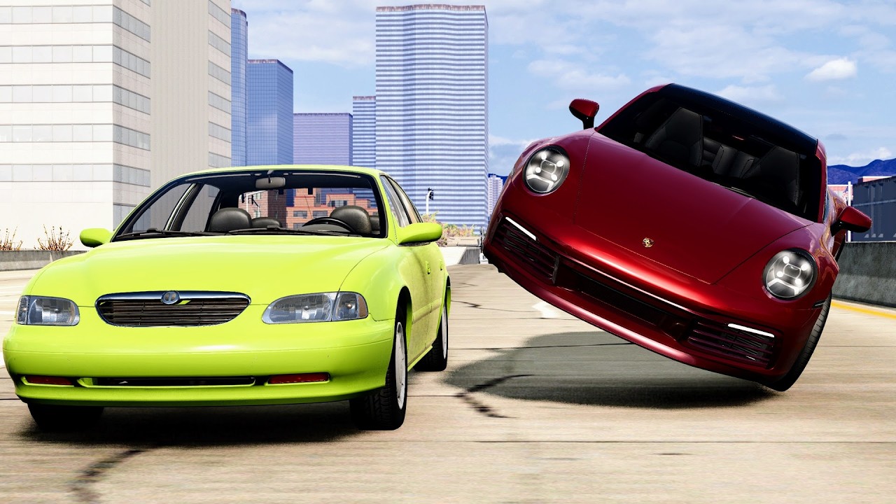 High Speed Traffic Car Crashes #268 - BeamNG Drive | CrashBoomPunk ...
