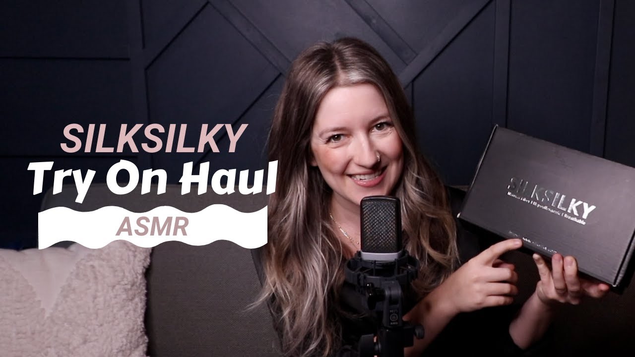 ASMR - SilkSilky Unboxing Try On Haul - YouTube