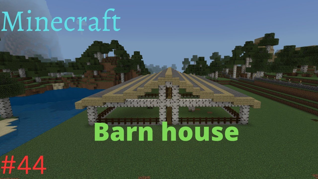The big barn house for my animals Minecraft | Nepali SMP #44 - YouTube