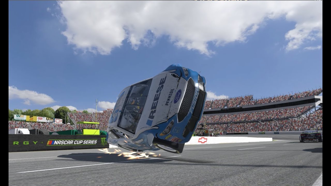 Flipping At Martinsville! | NASCAR IRacing Series | Martinsville - YouTube