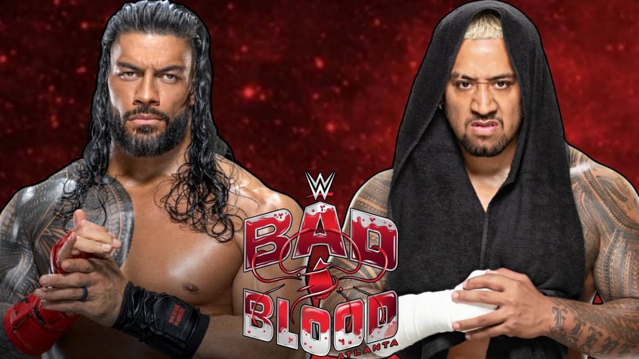 WWE Bad Blood 2024 Roman Reigns vs Solo Sikoa😱Bad Blood 2024 ...