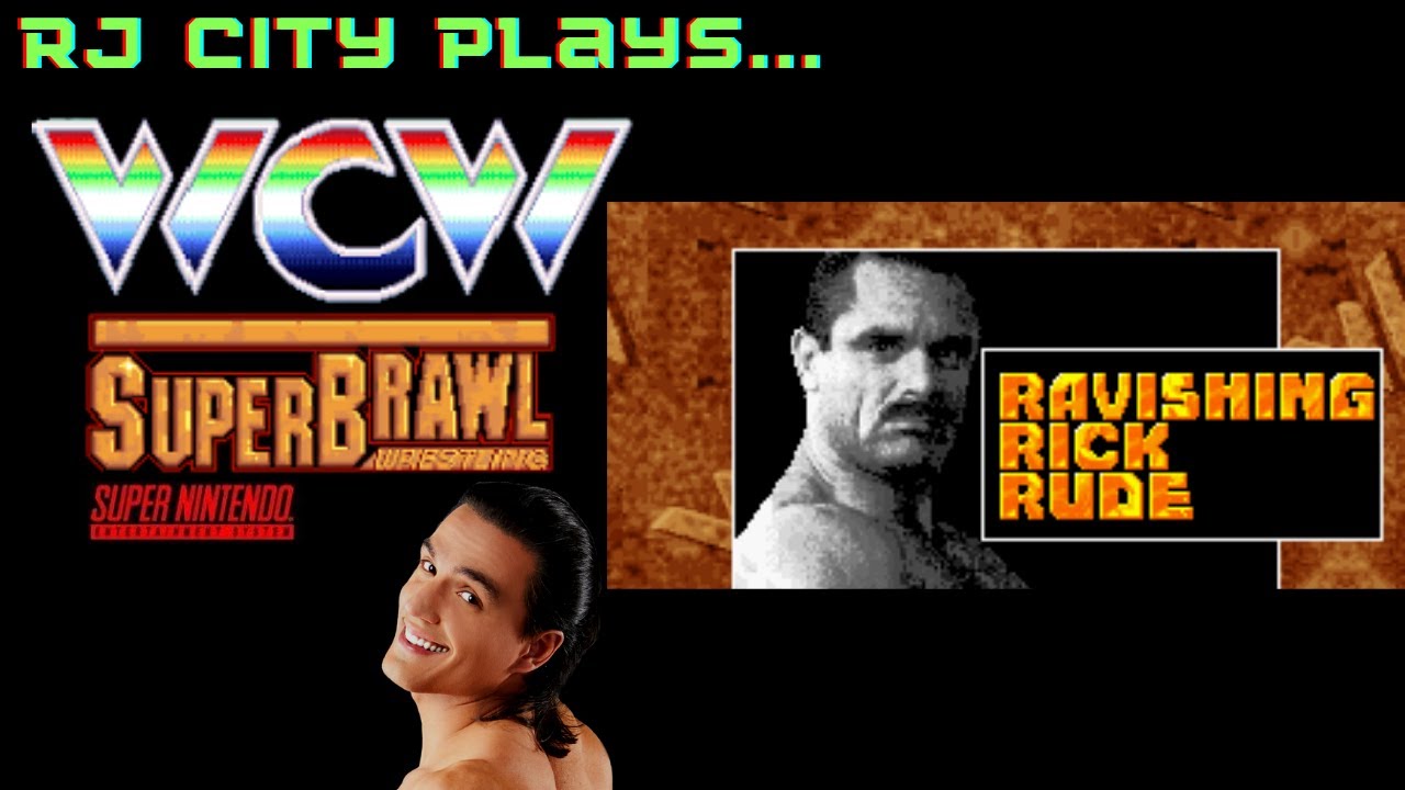 RJ City plays...WCW Super Brawl (1994 SNES) w/ Ravishing Rick Rude ...