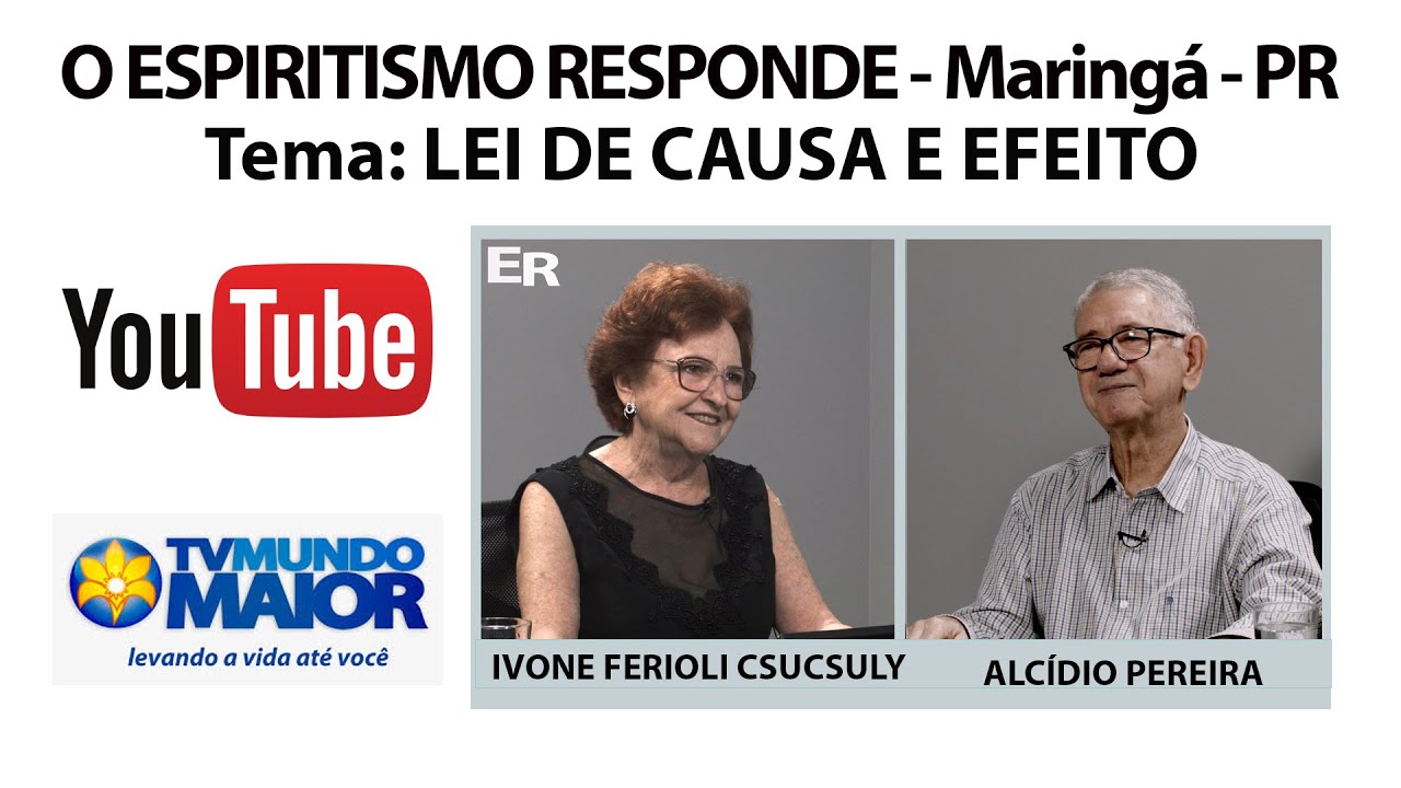 ALCÍDIO PEREIRA LEI DE CAUSA E EFEITO - YouTube