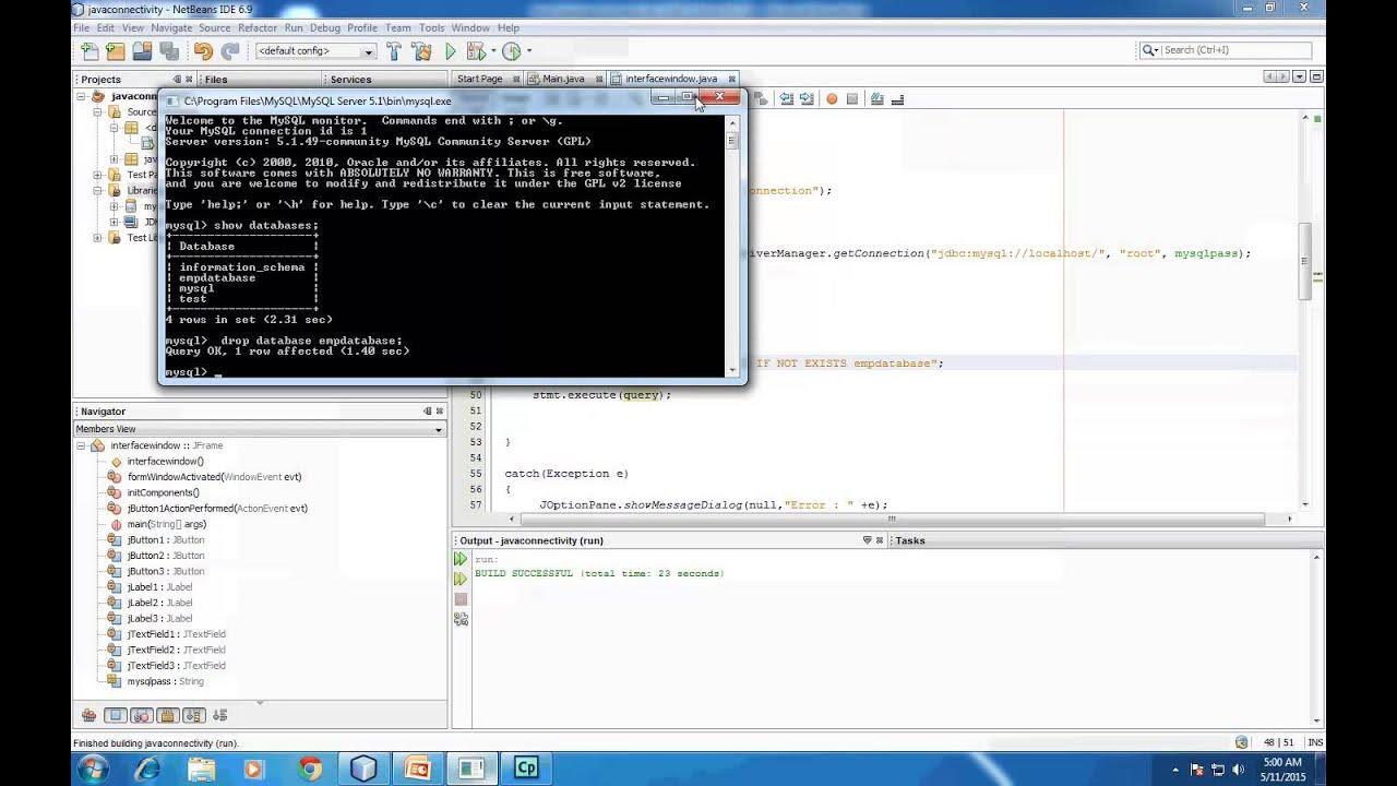 How to connect MYSQL with Java NetBeans - YouTube