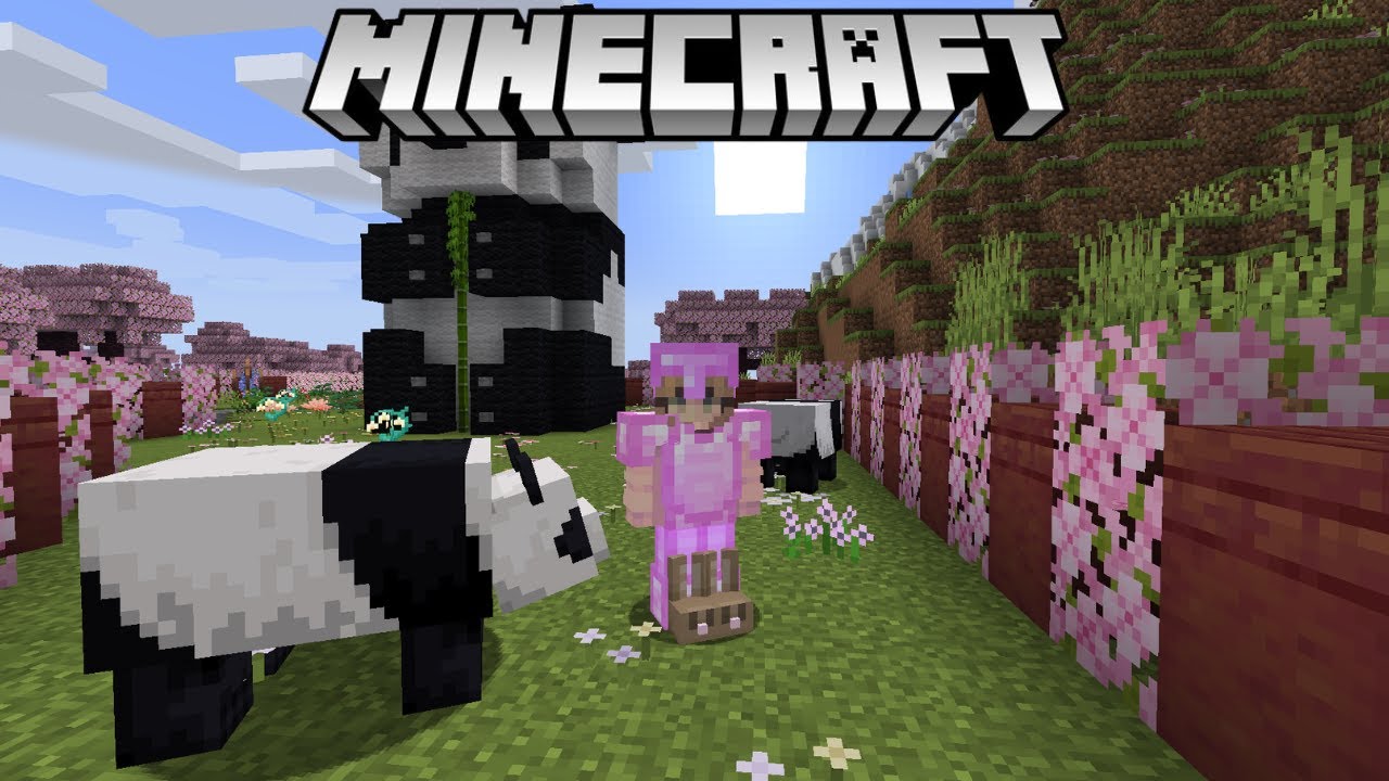 🐼 BUILDING A PANDA SANCTUARY In Minecraft Survival!!! (#9) - YouTube